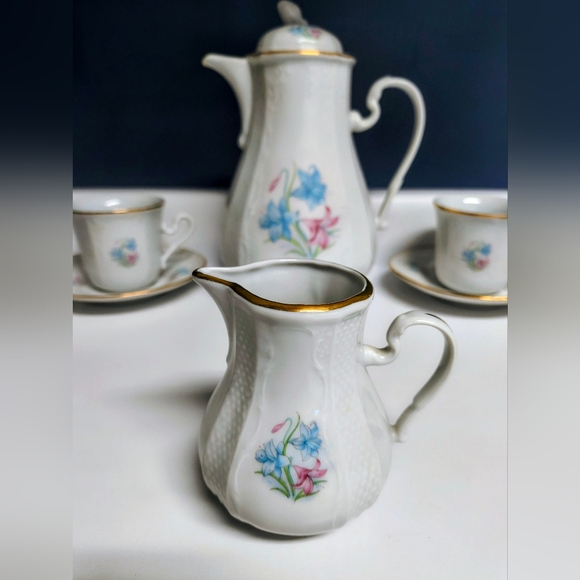 Apulum | Dining | Vintage Apulum Fine Porcelain Tea Set For 6 | Poshmark